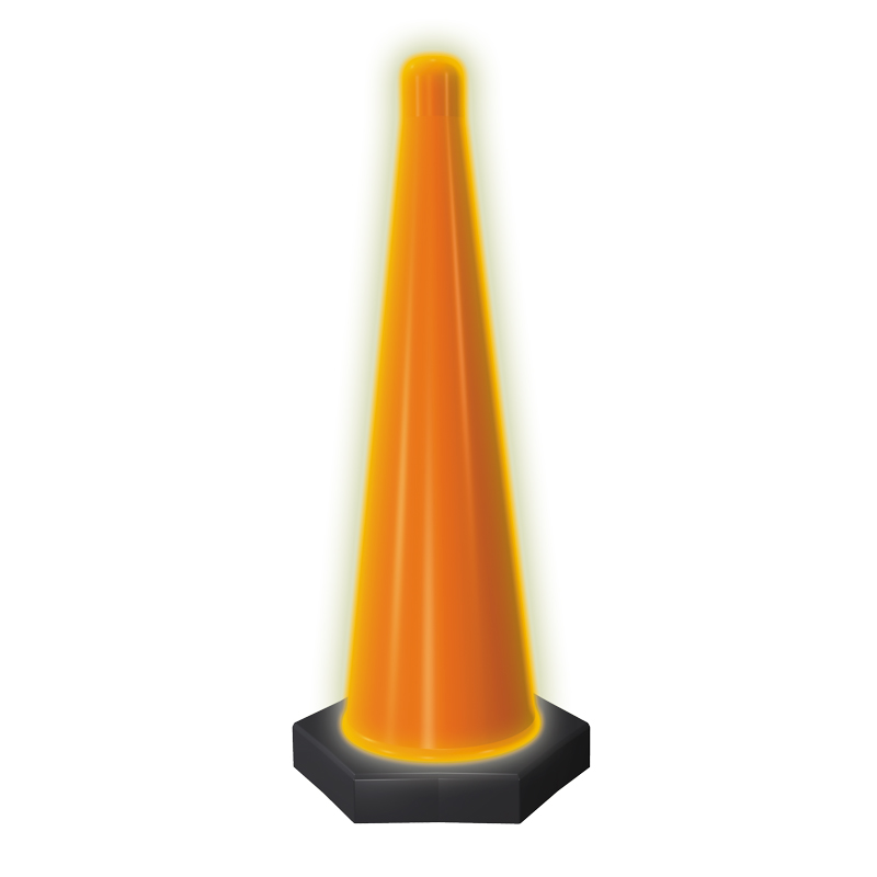 Comcobysa.com.mx: CONO ELECTRONICO CON REFLEJANTE MEDIDA 75CM